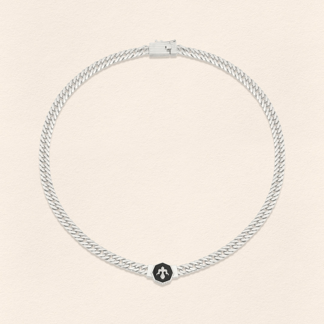 Alka Chain Necklace Silver – Luna Merdin | 925 Sterling Silver Handmade ...